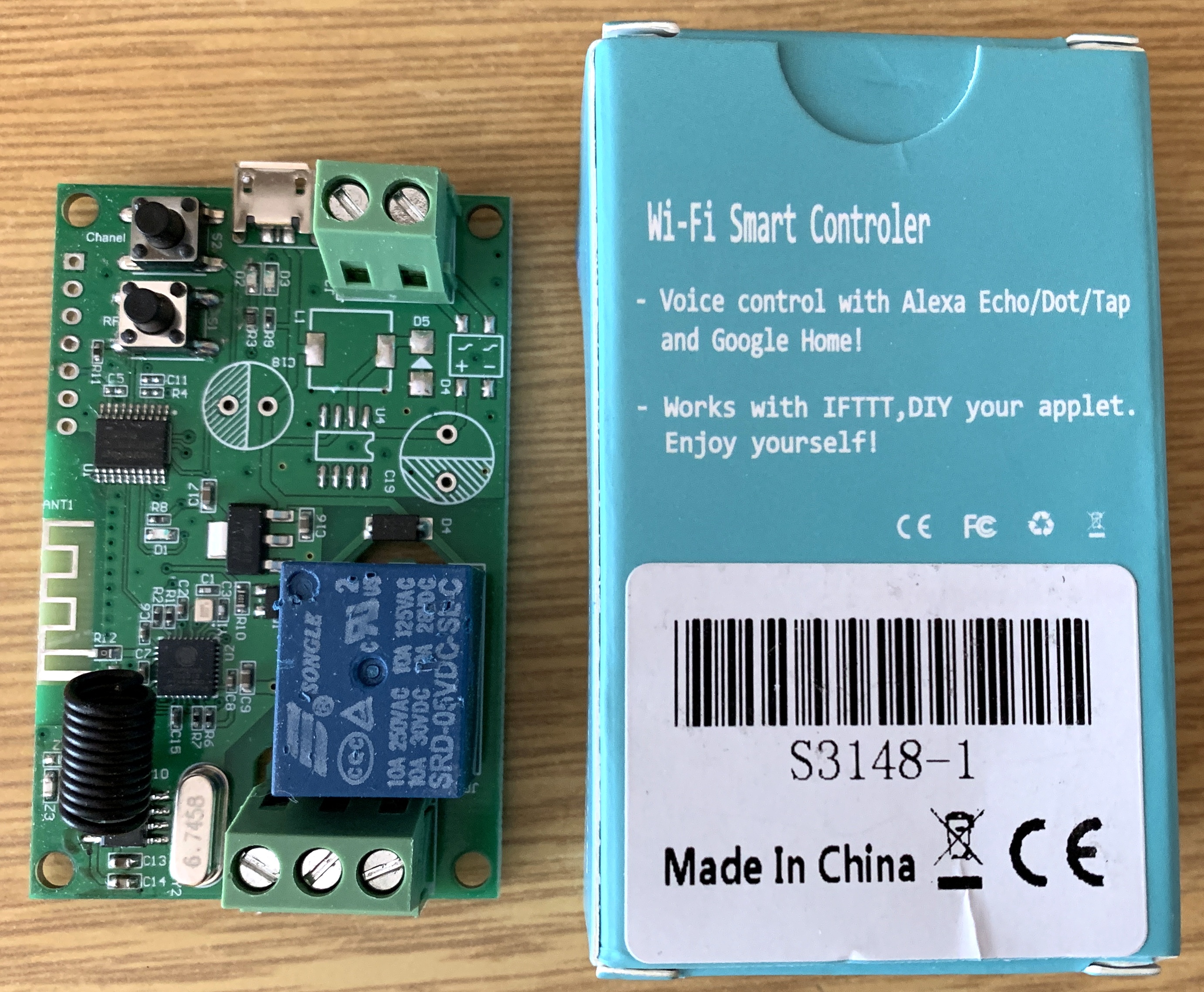 Support for SANT-1CH / WiFi & RF 433 MHz · Issue #5543 · arendst/Tasmota · GitHub